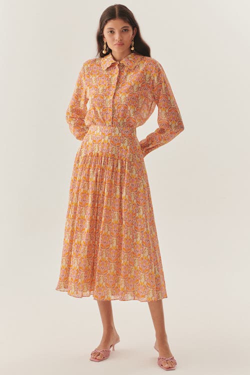 EXQUISE Exquise Eloise Collar Floral Shirt